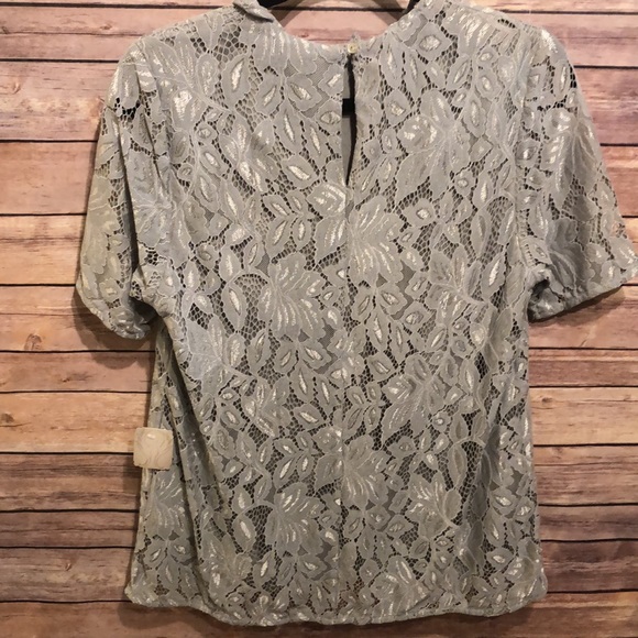 JODIFL | Tops | Jodifl Blue Lace Blouse | Poshmark